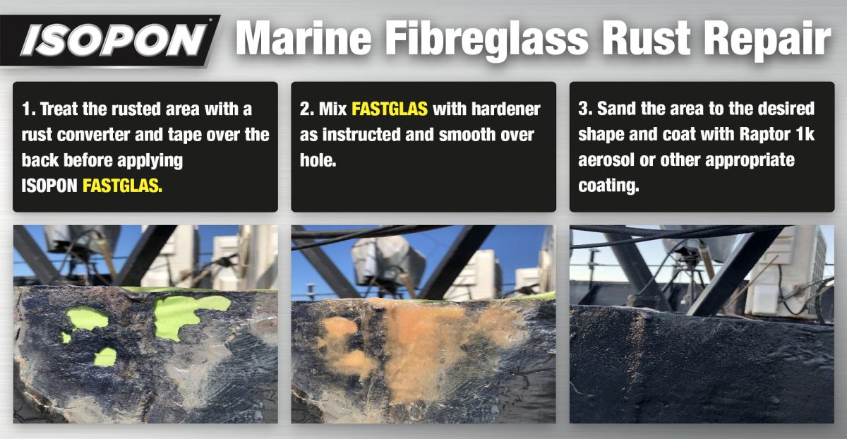 Marine Repair with ISOPON FASTGLAS - U-Pol