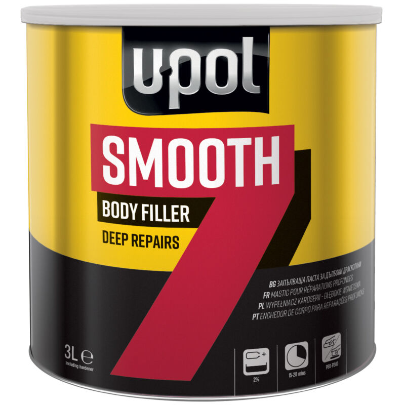 EASY 1 Lightweight Body Filler for Deep Repairs - U-Pol